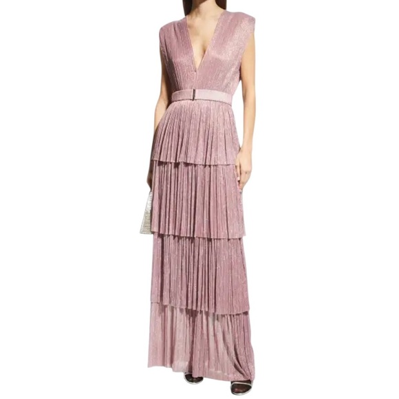 Sabina Musayev | Dresses | Sabina Musayev Womens Antique Rose Metallic ...